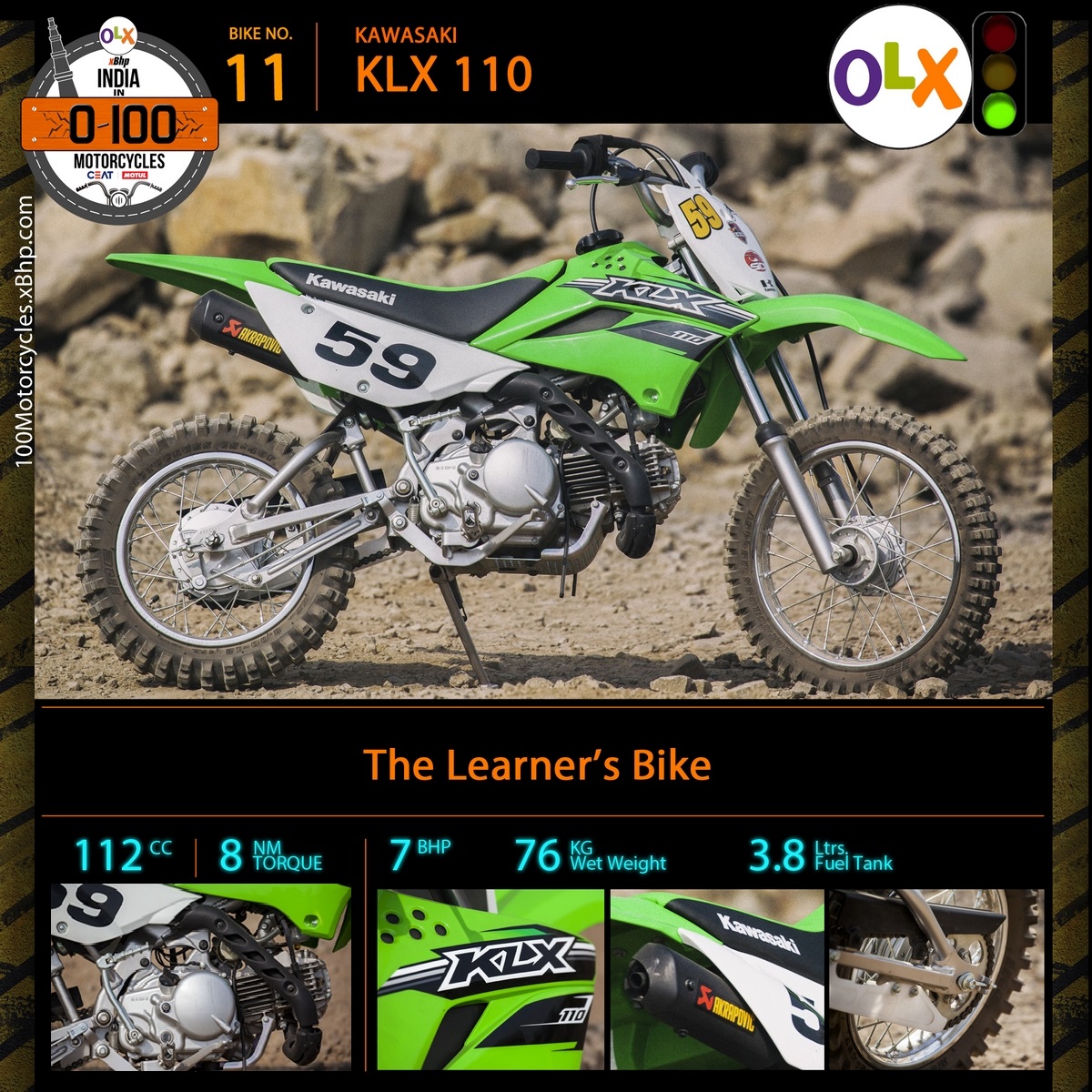 Kawasaki KLX 110 - xBhp Machines