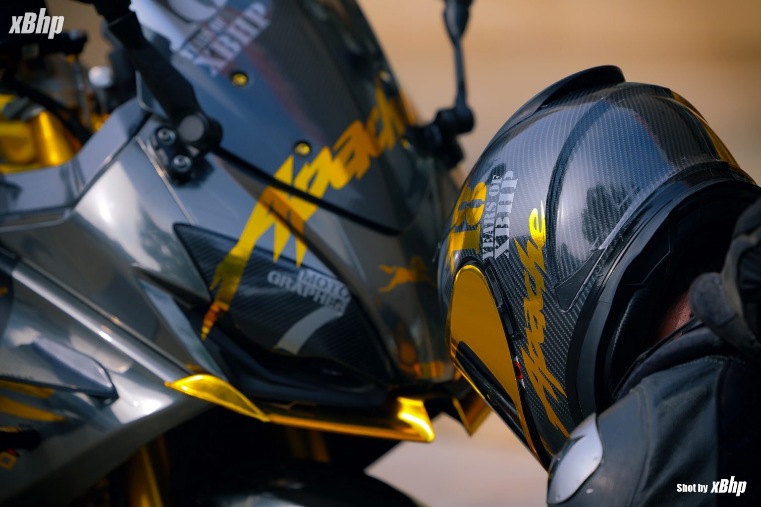 TVS Apache RR 310 goes Black Chrome and Golden - xBhp.com